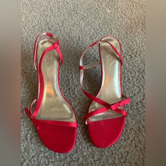 Prima Donna | Shoes | Vintage Red Heel Sandals | Poshmark